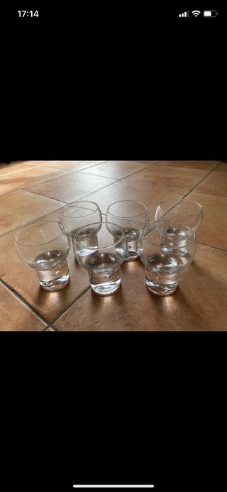 set bicchieri vintage