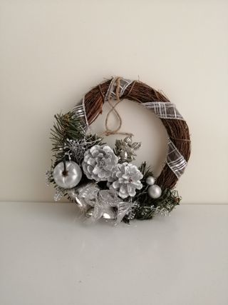 GHIRLANDA FUORI PORTA DECORAZIONI NATALE