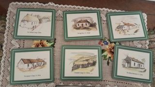 sotto bicchieri 6 pezzi