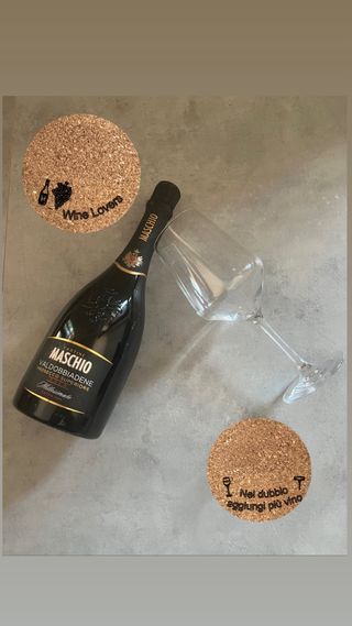 sottobicchieri in sughero