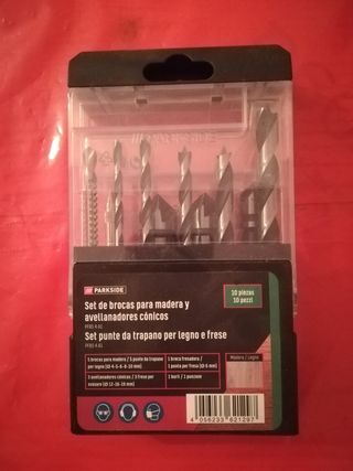 set punte da trapano per legno e frese