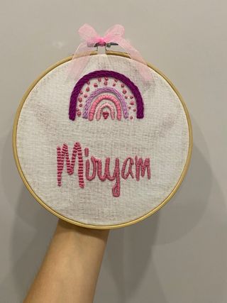 Telaio ricamato a mano