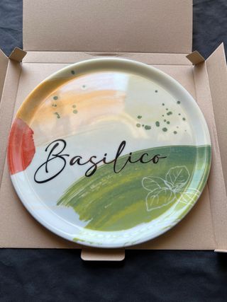 Piatto pizza - Basilico - Easy Life