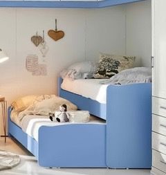 letti singoli bambina a scomparsa LILLA