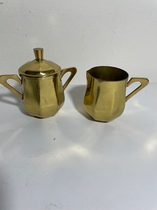 lattiera e zuccheriera silver