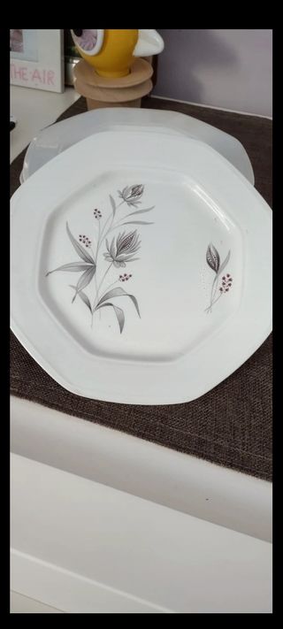 Set 6 piatti vintage da dessert Tognana