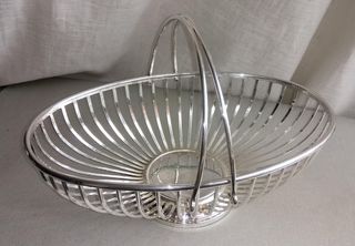 Cestino silverplated