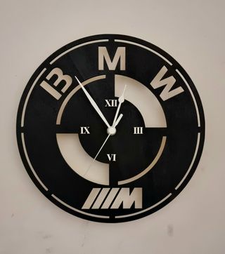 Orologio da parete in legno BMW series M