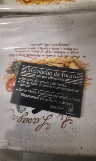 Ceramiche da forno Mario vitali deruta