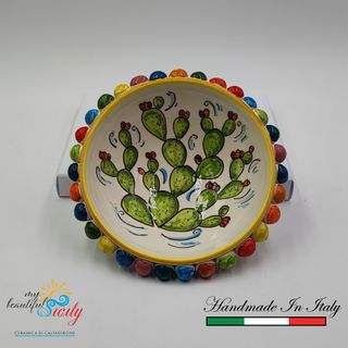 Ceramica di Caltagirone "Svuota Tasche"