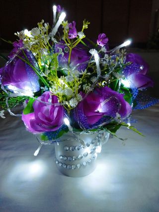 Tazza Decorata con Lucine a Led