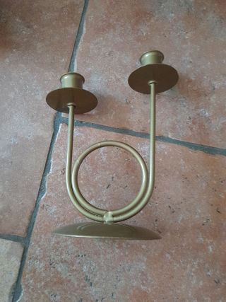 Portacandela metallo vintage
