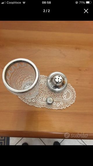 shaker in cristallo