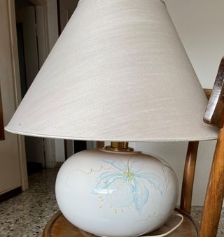 Lampada con base in ceramica di Bassano