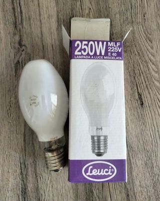 lampada lampadina a luce miscelata 250w 225v leuci