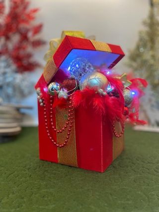 Natale , decorazione pacco regalo