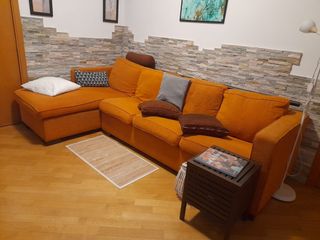 Divano letto con penisola, 280x90