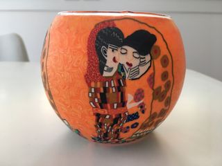 Portacandele in vetro Klimt - Hellman