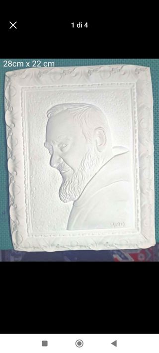 Padre Pio in gesso