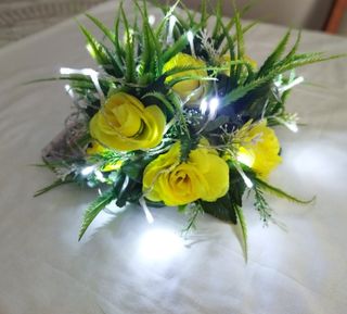 Piatto Decorato Fiorato a Lucine