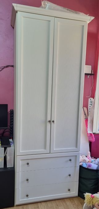 Armadio 2 ante e 3 cassetti Mod.CECILIA