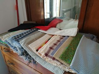 29 scampoli stoffa vari tessuti/colori