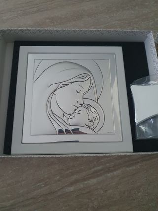 Quadretto madonna e bambino