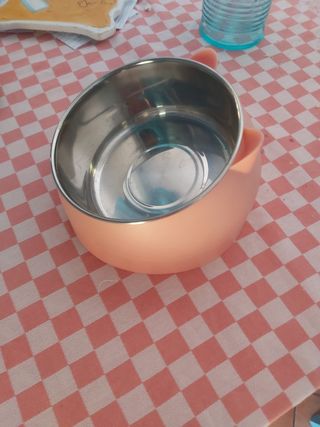 Ciotola inclinata reclinata gatto