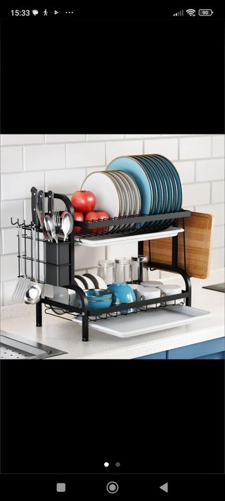 Scolapiatti su 2 livelli