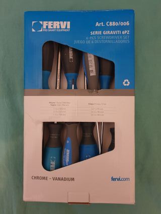 set cacciaviti meccanici Fervi
