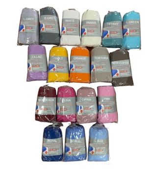 Lenzuolo sotto con angoli puro cotone matrimoniale