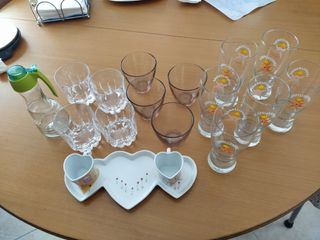 Lotto bicchieri tazzine