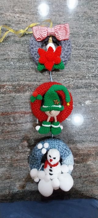 Fuoriporta natalizio fatto a mano