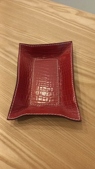 Svuotatasche pelle coccodrillo modellabile