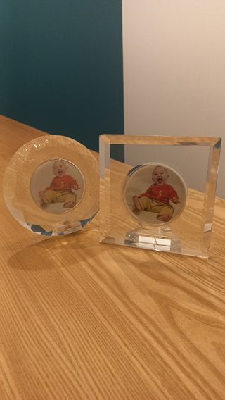 Portafoto di cristallo