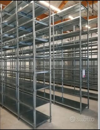Scaffali metallici serie 200 in acciaio zincato