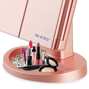 Specchio Led Trucco Ripiegabile