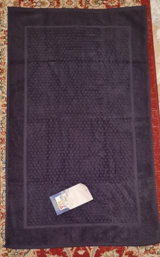 Tappeto bagno nero Caleffi nuovo