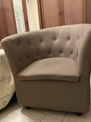 poltrona nabuk elephant