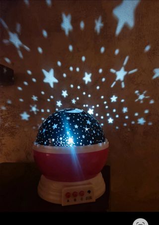 Lampada proiettore rotante