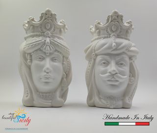 Ceramica di Caltagirone "Teste di Moro"