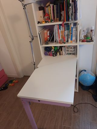 Libreria e scrivania ragazze