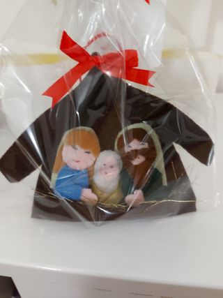 presepe in panno lenci realizzato a mano