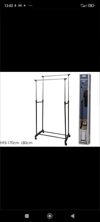 Struttura appendiabiti estensibile