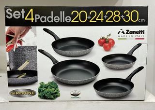 Set padelle antiaderenti 20/24/28/30 cm