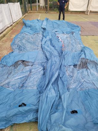 Tenda per carrozzeria gonfiabile