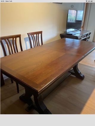 tavolo noce fratino allungabile