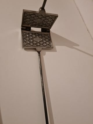 Antica piastra per waffle in ferro (ideale anche p