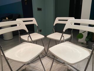 Set 4 sedie pieghevoli