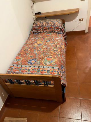 letto con cassetto estraibile